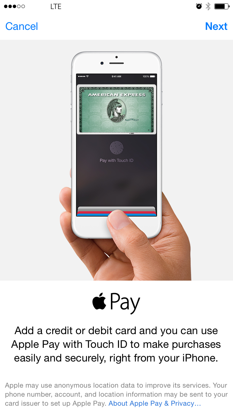 Apple Pay with Centra